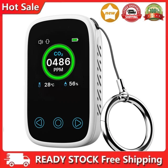 3 IN 1 Digital Temperature & Humidity Meter NDIR Infrared Sensor Mini ...