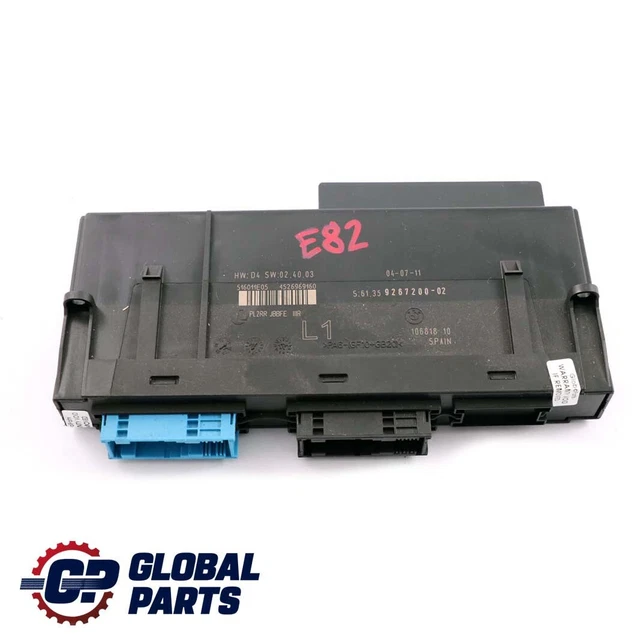 BMW 1 SERIES E82 ECU Body Control Module Junction Box L1 PL2RR JBBFE ...