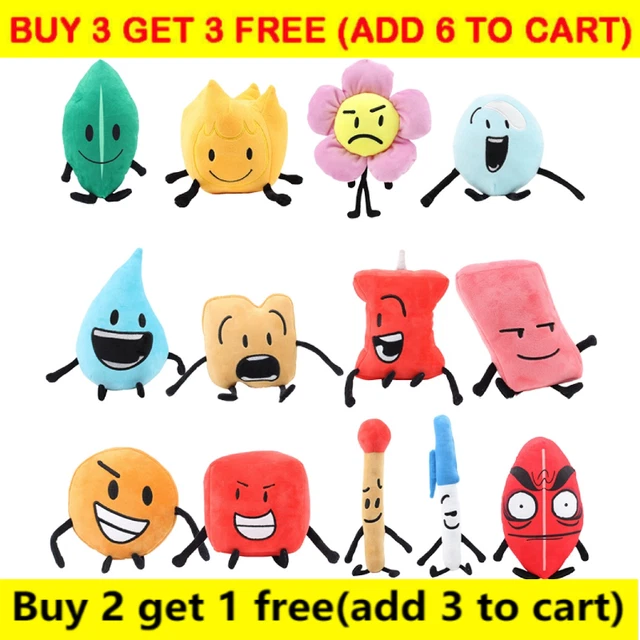 FLUFFY STUFFED DOLL Bfdi Plush Battle For Dream Island Children Day ...