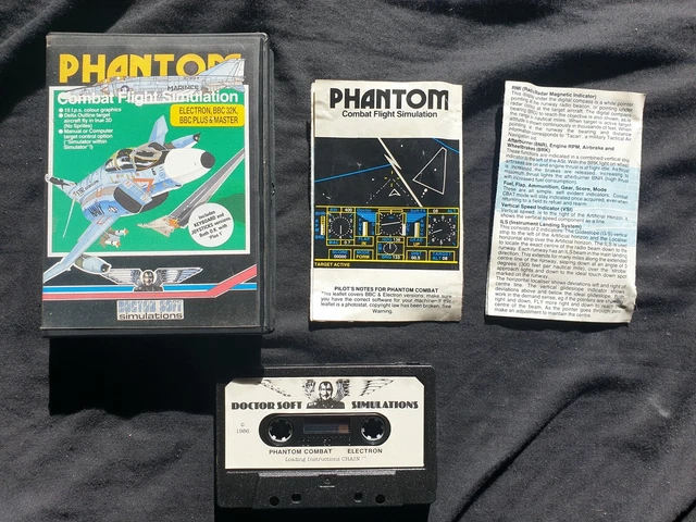 PHANTOM COMBAT FLIGHT SIMULATION BBC Micro Cassette Game $8.67 - PicClick