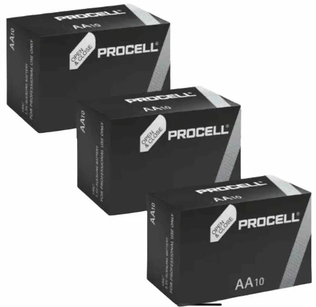 30 X AA Batteries Duracell Professional Procell 1.5 V LR06 £7.50 ...