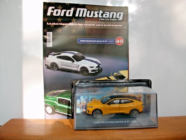 COLLECTION FORD MUSTANG N°40 Mustang Mach-E GT (2021) avec le livret ...