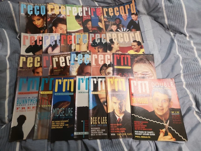 BUNDLE OF 25 Record Mirror music magazines from 1985 (1980s) £50.00 ...