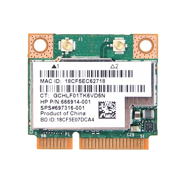 BCM943228HMB WIFI CARD Card Dual Band 300Mbps Bluetooth4.0 802.11A/B/G 1836 EUR 11,32 - PicClick FR