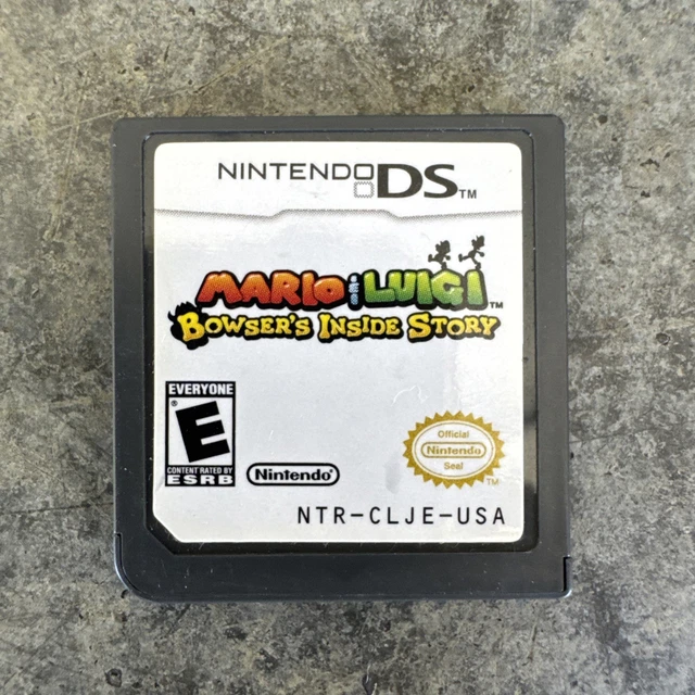 MARIO & LUIGI: Bowser's Inside Story (Nintendo DS) Authentic Cartridge ...