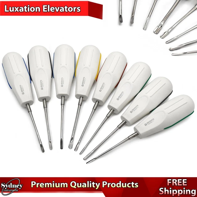 DENTAL SURGICAL LUXATING Elevators Root Extraction Tooth Loosen Medical ...