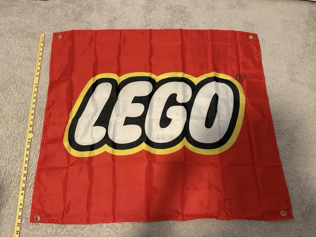 LEGO BANNER FLAG Toy Store Advertising Construction Man Cave 33”x39 ...
