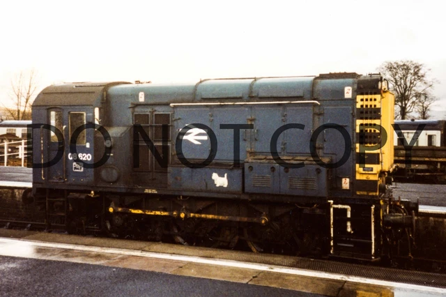 UK DIESEL TRAIN Railway Photograph Of Class 08 08620 Loco. Rm08-201 £1. ...