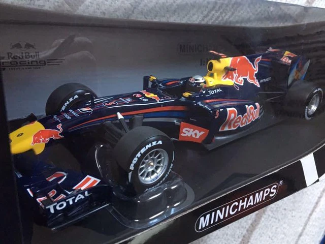 MINI CHAMPS 1/18 Red Bull RB6 Toy Hobby Collection Racing Car Formula 1 ...