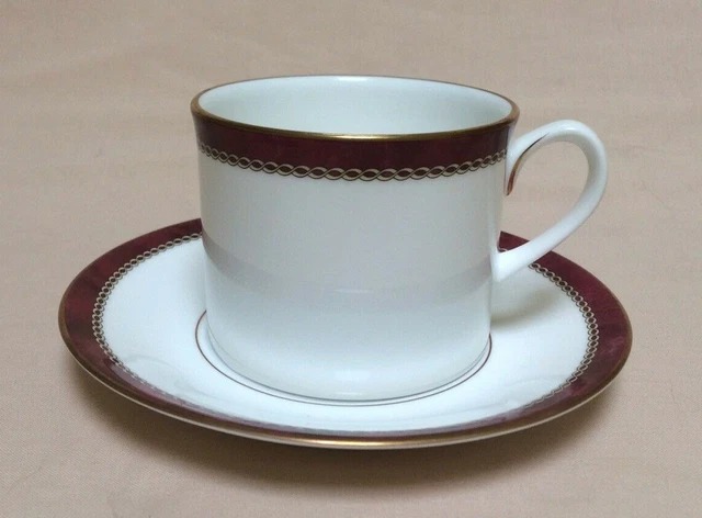 ROYAL WORCESTER &MEDICI& (Ruby) COFFEE CUP & SAUCER £15.00 - PicClick UK