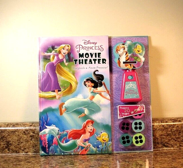 DISNEY PRINCESS MOVIE Theater Storybook Movie Projector Hardcover disney-princess-movie-theater-storybook-movie-projector-hardcover