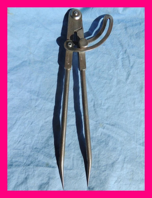 OUTIL ANCIEN GRAND Compas Francais A Secteur La Cible EUR 12,00 ...