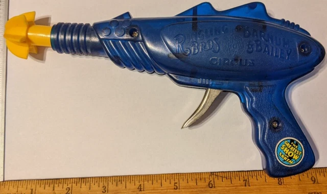 VINTAGE 6& RINGLING Bros Barnum & Bailey Toy Friction Spark Space Red ...