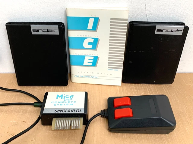 VINTAGE ICE SINCLAIR QL Complete System Tank Mouse - Not Tested For ...