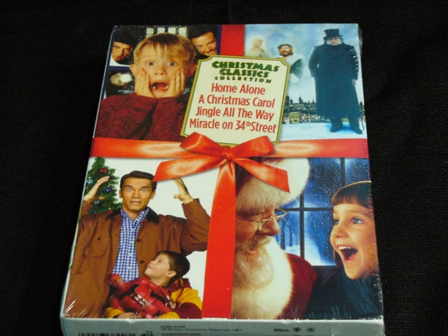 CHRISTMAS CLASSICS COLLECTION 4-Movie DVD Box Home Alone Christmas ...
