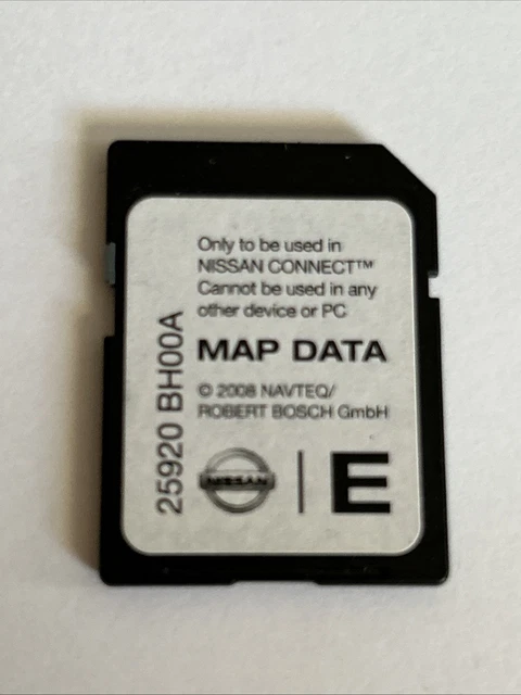 GENUINE NISSAN CONNECT1 Map Data Sd Card 25920 Bhooa £21.51 - PicClick UK