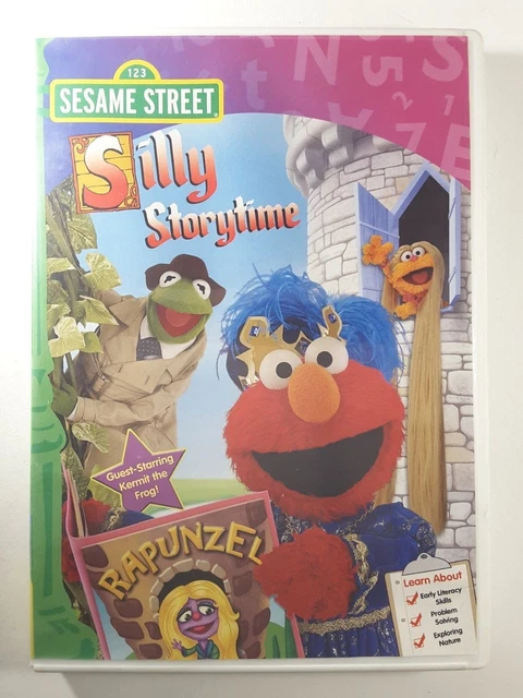 SESAME STREET SILLY Storytime DVD RAPUNZEL - Elmo + Kermit the Frog $19 ...