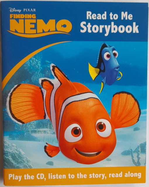 DISNEY PIXAR FINDING Nemo Read to Me Storybook Includes CD Read Along ...