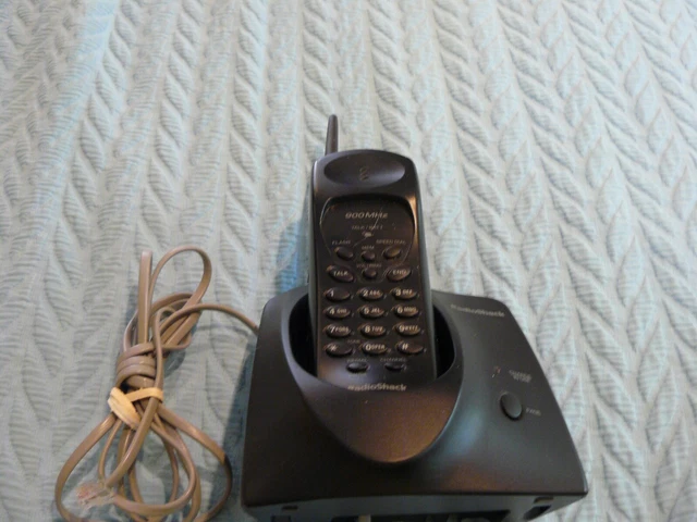 VINTAGE RADIO SHACK Cordless Phone and CHARGER Model 43-3534 £4.73 ...