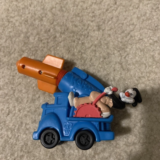 ANIMANIACS KABOOM TOY Figure Blue Cannon Missile McDonalds Happy Meal ...