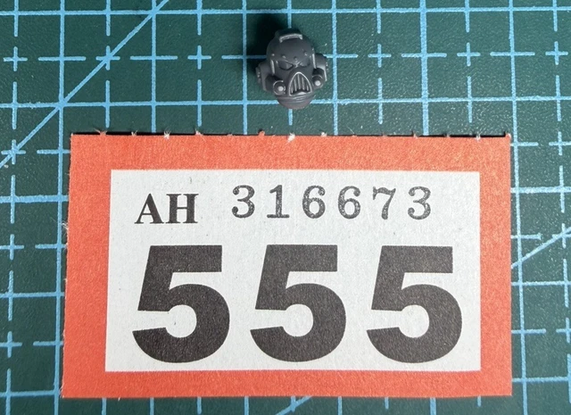 SPACE MARINE MARK 7 VII Helmet Head New Kit 40k Bits Heresy Sergeant ...