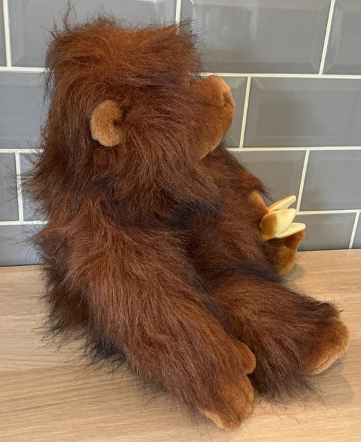 KEEL TOYS ORANGUTAN Monkey with Banana Soft Plush Toy 14” £10.00 ...