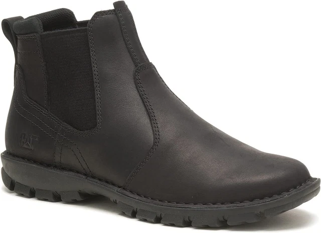 CAT EXCURSION MENS Slip On Chelsea Boot Shoes Fashion Ankle Black UK 9 ...
