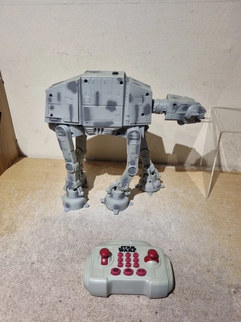 STAR WARS AT-AT Walker U-Command Thinkway With Remote Control Working ...