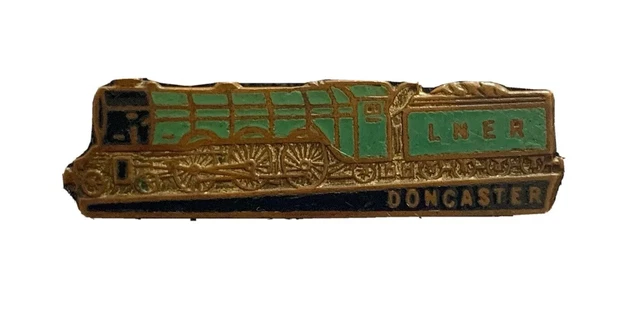 VINTAGE LNER DONCASTER Train H.w.miller Enamel Badge £5.99 - PicClick UK
