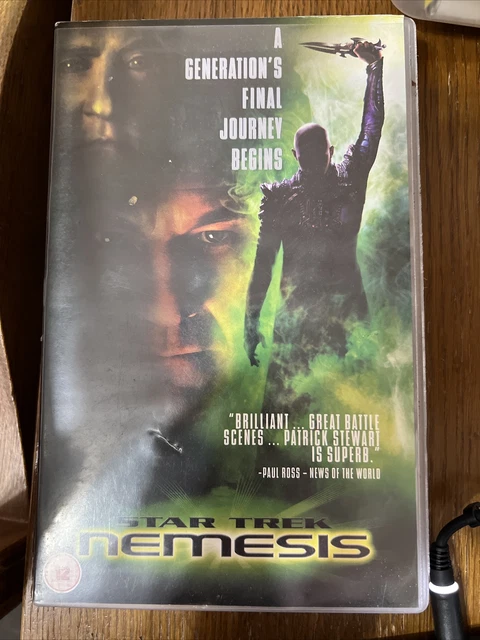 STAR TREK NEMESIS Vhs Rare Timecoded Sample Paramount Video Works ...
