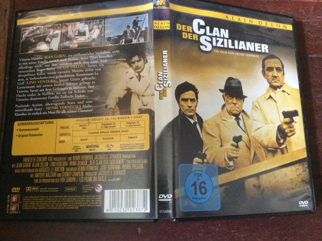 DER CLAN DER Sizilianer [DVD] Alain Delon Jean Gabin Lino Ventura EUR 6 ...