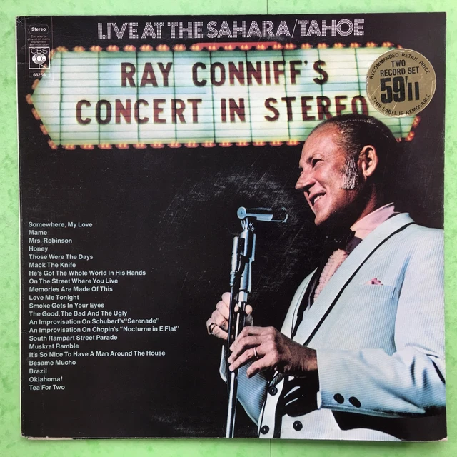RAY CONNIFF'S CONCERT En Stéréo - Live At The Sahara/ Tahoe - CBS 66256 ...