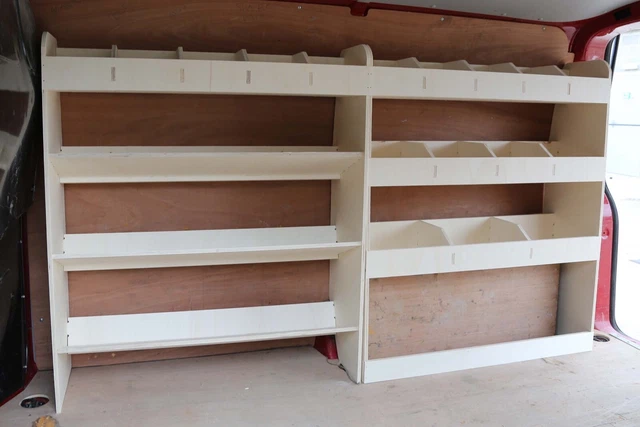 VW TRANSPORTER T5 T6 LWB Toolbox Van Racking & Standard Shelving XL ...