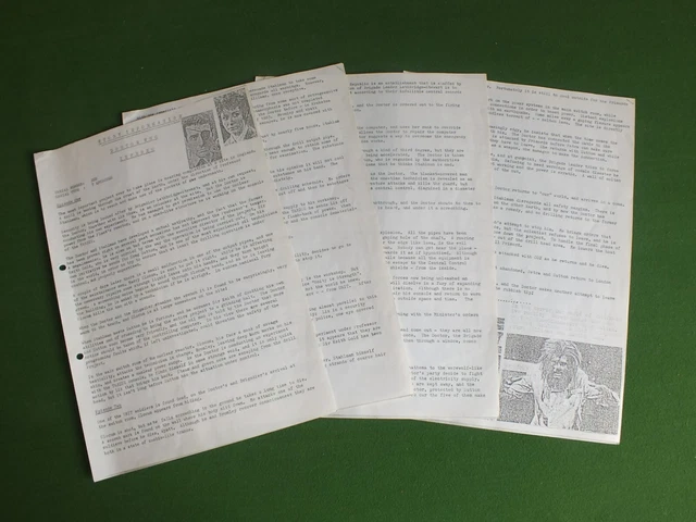 DOCTOR WHO - RARE DWAS STINFO File - Inferno £8.00 - PicClick UK