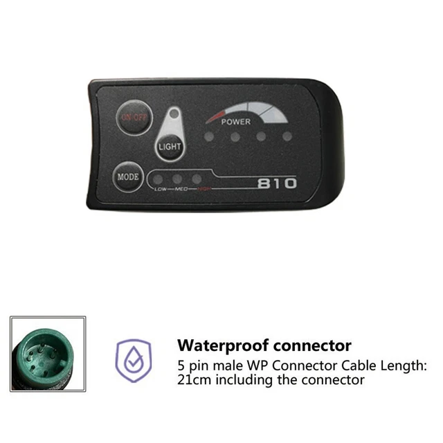LED DISPLAY CONTROL Panel S810 for Electric Bike The Perfect Accessory ...