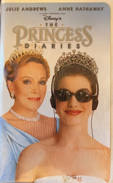 DISNEY'S THE PRINCESS Diaries Vhs Clamshell Julie Andrews Anne Hathaway ...
