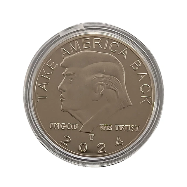 2024 US PRESIDENT Donald Trump Coin Commemorative Coin TAKE AMERICA ...