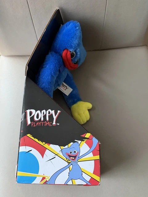 POPPY PLAYTIME HUGGY Wuggy Plush Toy Medium Blue, Soft £8.66 - PicClick UK