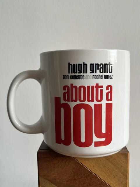 ABOUT A BOY 2002 Promotional Mug - Hugh Grant, Toni Collette, Rachel ...