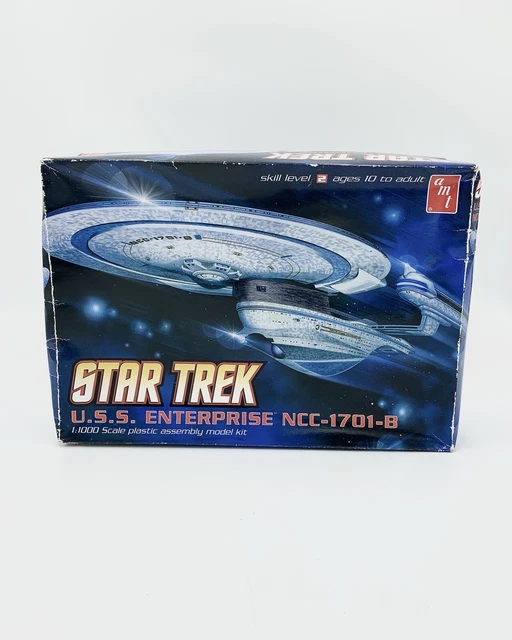STAR TREK USS Enterprise NCC-1701-B 1:1000 Scale Model Kit AMT #676 £75 ...