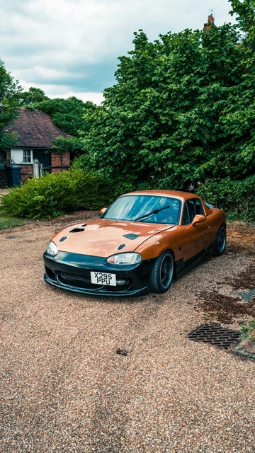 MAZDA MX5 NB with BMW 2.5L Turbo Engine/Gearbox/Diff Track Drift Drag ...