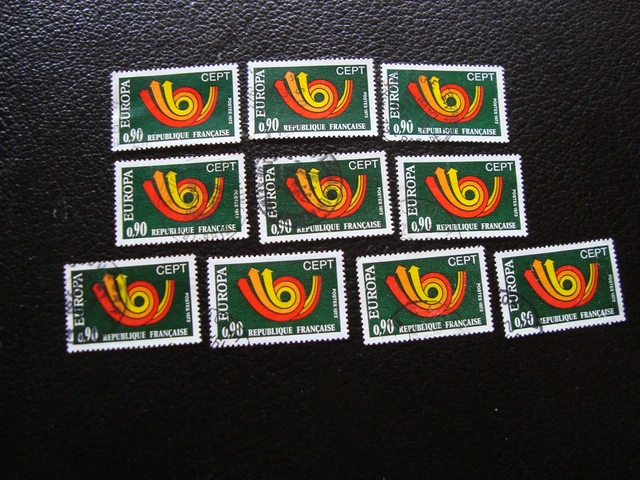FRANCE - TIMBRE yvert et tellier n° 1753 x10 obl (A01) stamp french EUR ...