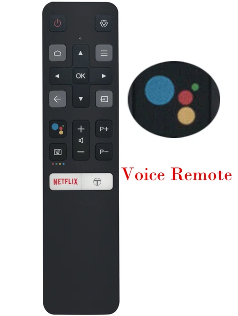 VOICE REMOTE FIT for TCL Android 3-Series Full HD Smart TV 32S334 ...