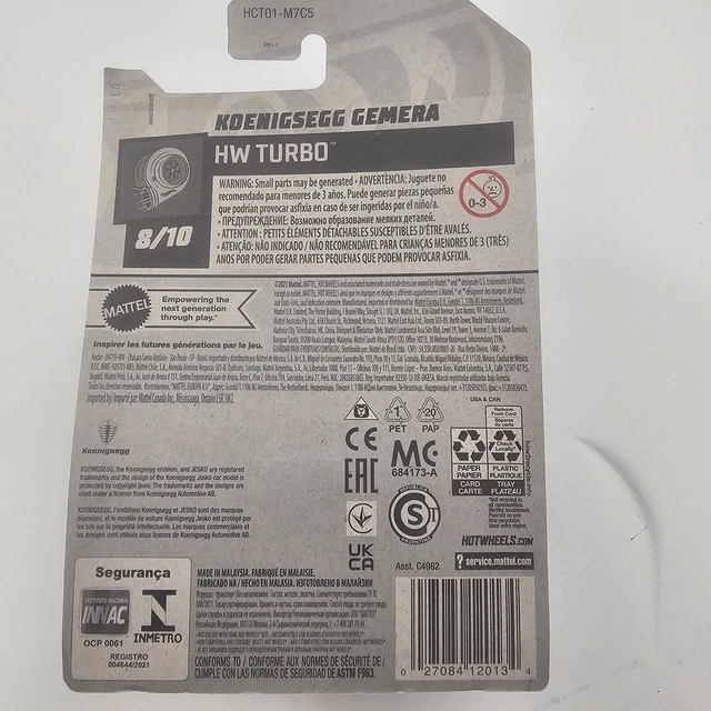 HOT WHEELS KOENIGSEGG GEMERA Long Card New Unopened £5.50 - PicClick UK