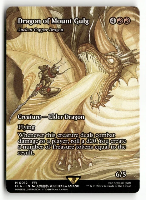 2025 MTG MAGIC Final Fantasy: Through the Ages 0012 Dragon of Mount ...