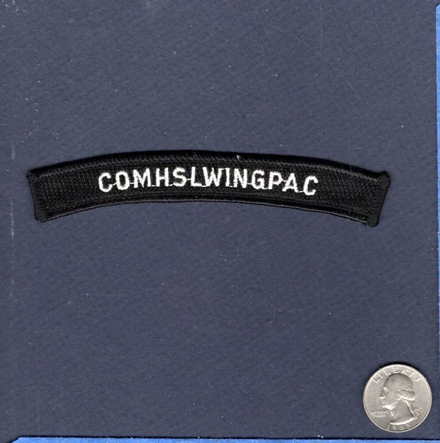 COMMANDER HSL WING PACIFIC US Navy Enlisted Uniform Squadron Rocker ...