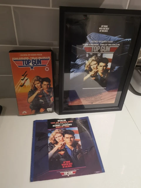 TOP GUN COLLECTABLES VHS Video / Picture & Soundtrack Record £19.50 - PicClick UK