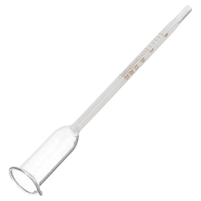 GLASS WINE ALCOHOL Meter Specific Gravity Hydrometer Test Jar £7.99 ...