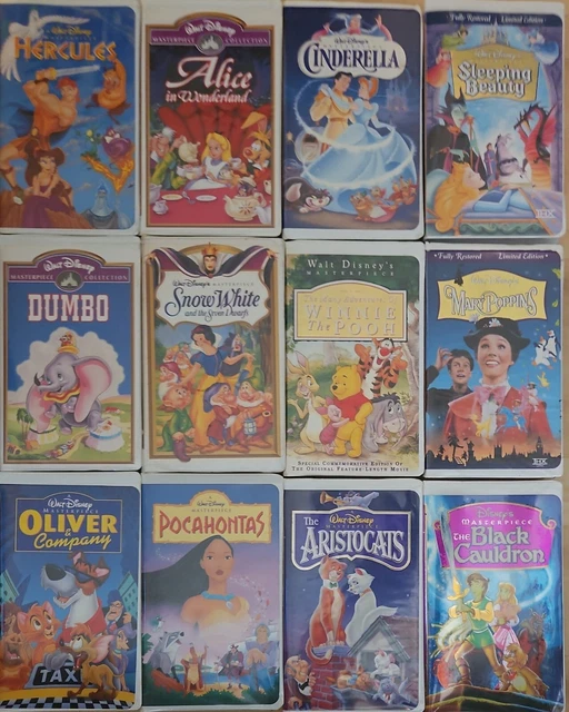 DISNEY VHS LOT (12) Walt Disney Movie Cartoon Classics #12321 £16.13 ...
