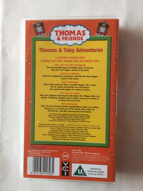 MY LITTLE THOMAS And Friends - The Thomas And Toby Adventures (VHS ...